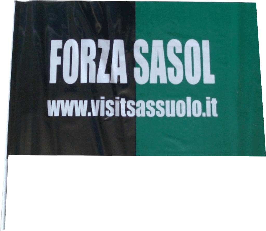 BANDIERINA IN PLASTICA SASSUOLO | Materiale per Coreografie